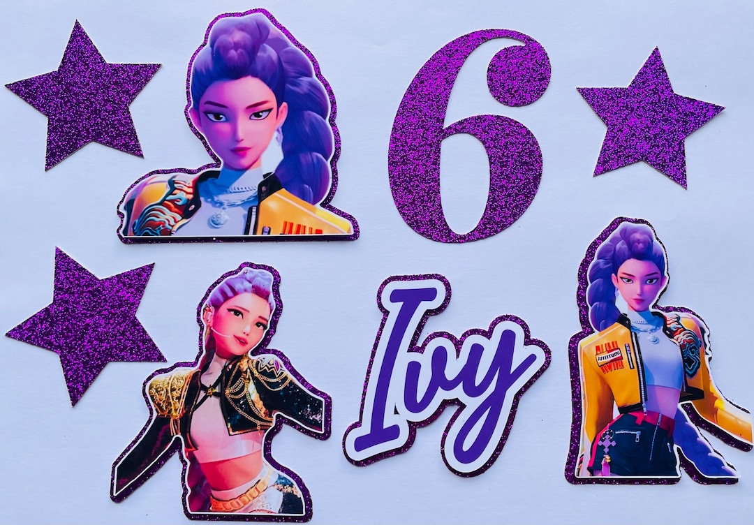 Kpop Demon Hunters Rumi Cake Toppers - Etsy