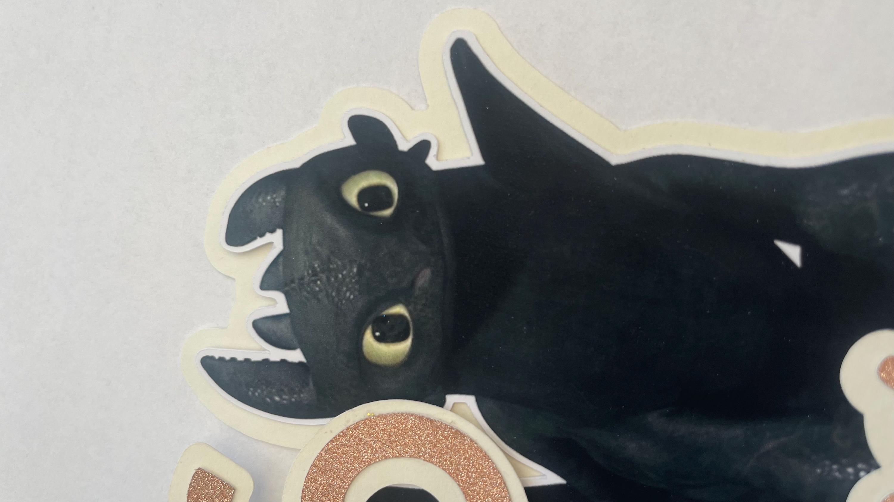 Toothless How to Train Your Dragon Cake Topper - Etsy UK