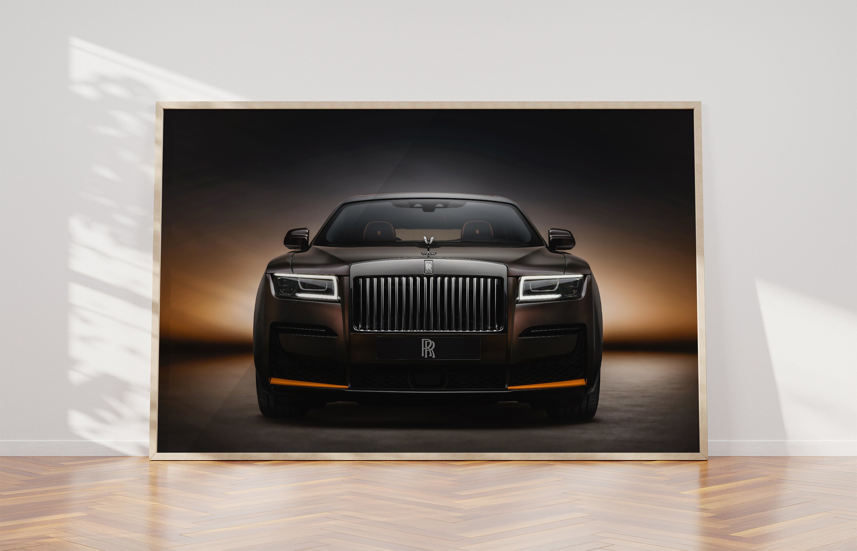 Rolls-royce Ghost Poster, Black Badge, Canvas or Paper Print, Wall Art ...