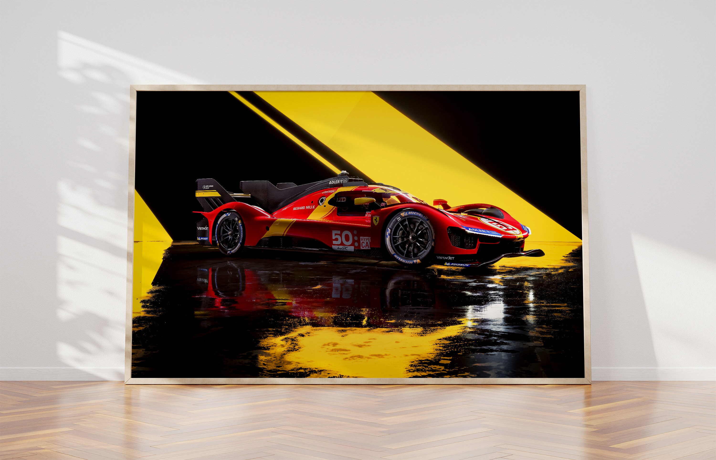 Ferrari 499P Le Mans Hypercar Canvas or Matte Poster Print Wall Art ...
