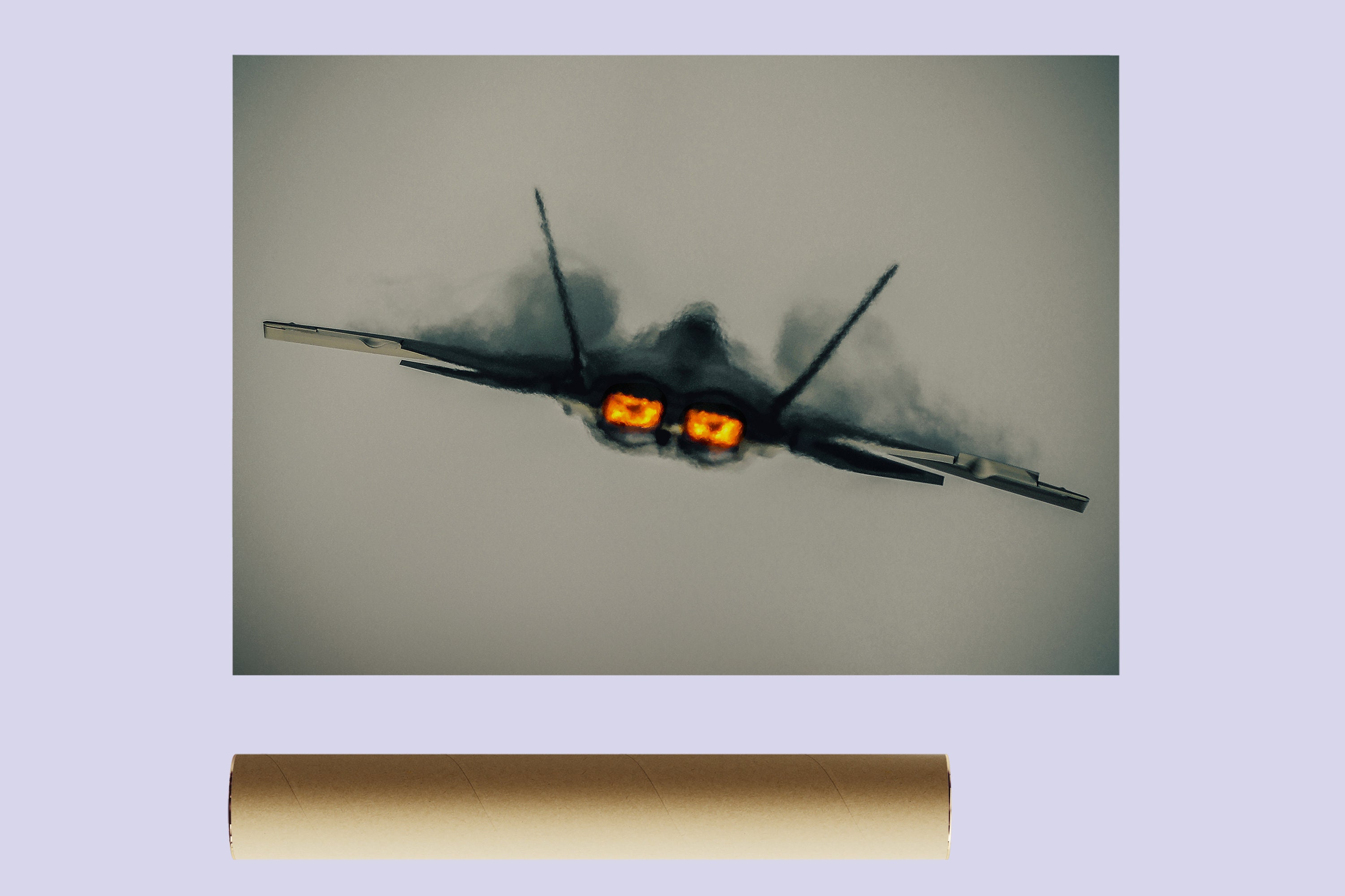 F-22 Raptor Poster Canvas or Paper Print Lockheed Martin, Military Wall ...