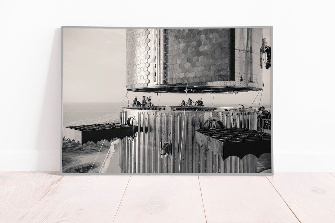 Spacex Starship Poster - Canvas or Paper Print, Space Art, Wall Decor ...