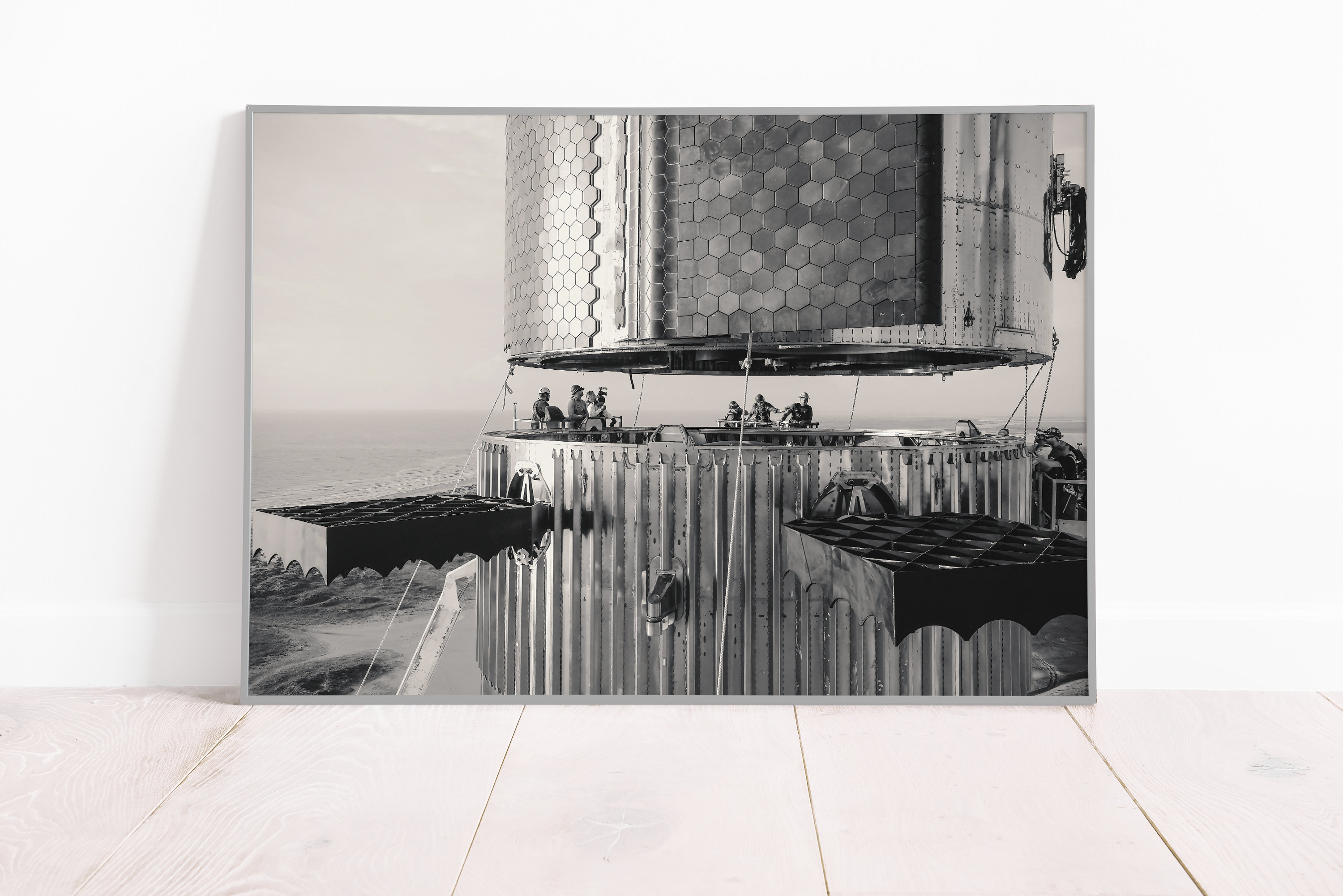 Spacex Starship Poster - Canvas or Paper Print, Space Art, Wall Decor ...