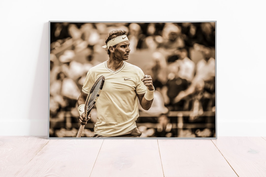 Rafael Nadal Wall Art, Poster or Canvas Print, King Rafa, Tennis Legend ...