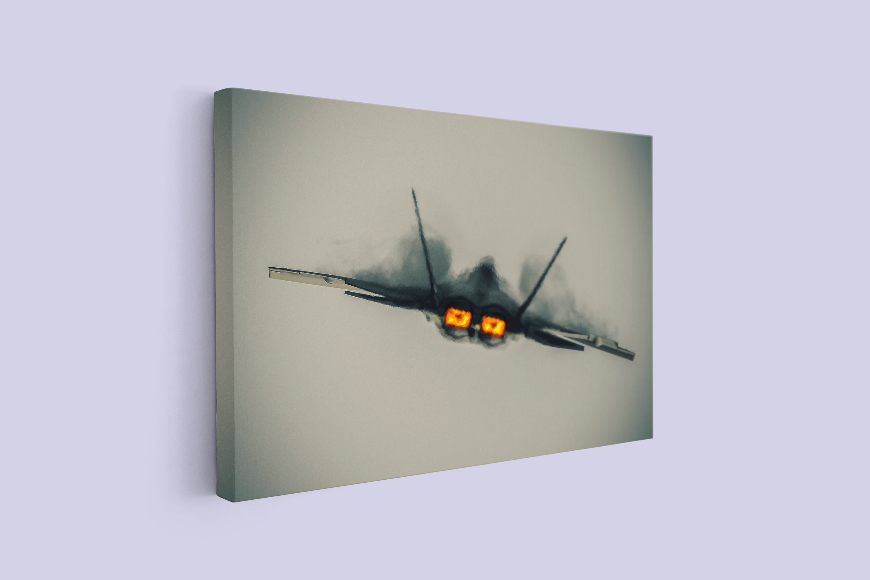 F-22 Raptor Poster Canvas or Paper Print Lockheed Martin, Military Wall ...