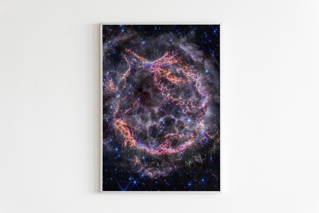 James Webb Exploded Star Print: NASA Space Poster, Galaxy Wall Art - Etsy
