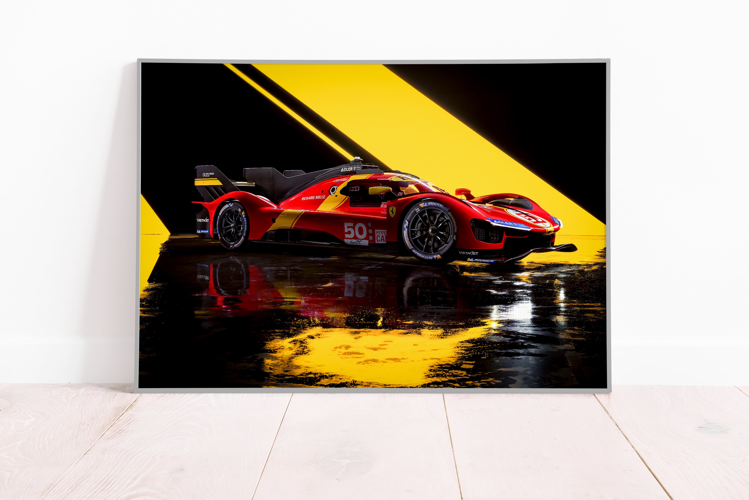 Ferrari 499P Le Mans Hypercar Canvas or Matte Poster Print - Wall Art ...