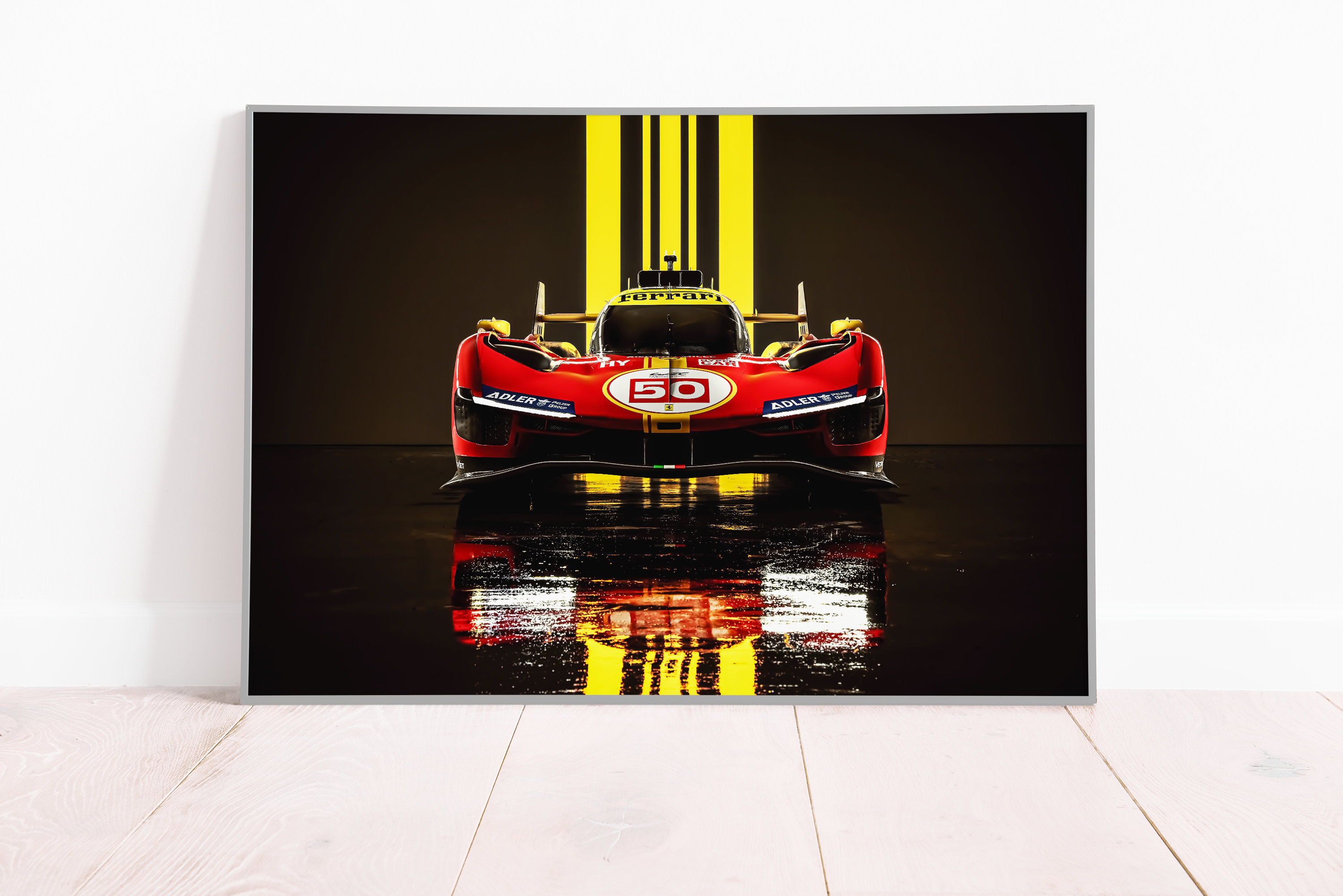 Ferrari 499P Le Mans Hypercar Art Print: Racing Poster or Canvas - Etsy