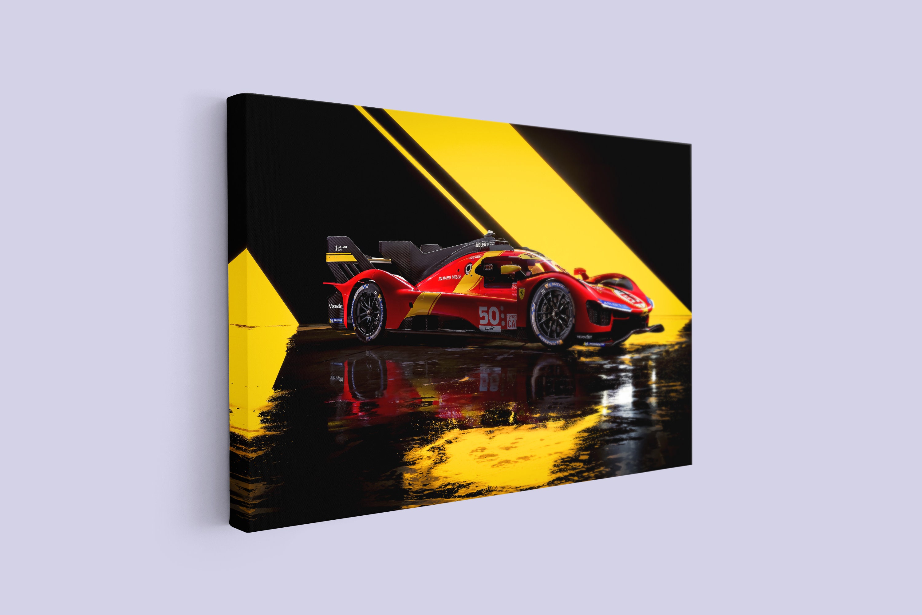 Ferrari 499P Le Mans Hypercar Canvas or Matte Poster Print Wall Art ...