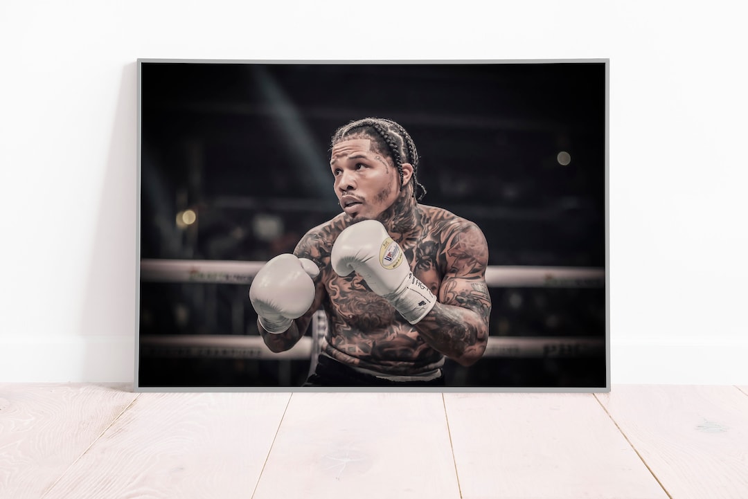 Gervonta tank Davis Canvas or Poster Art Boxing Champion Print, Wall ...