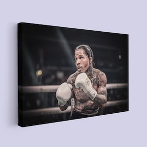 Gervonta "tank" Davis Canvas or Poster Art - Boxing Champion Print ...