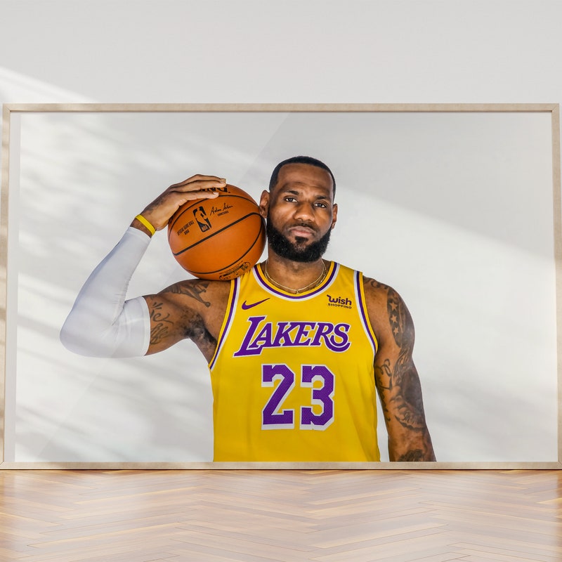Lebron James Canvas - Etsy