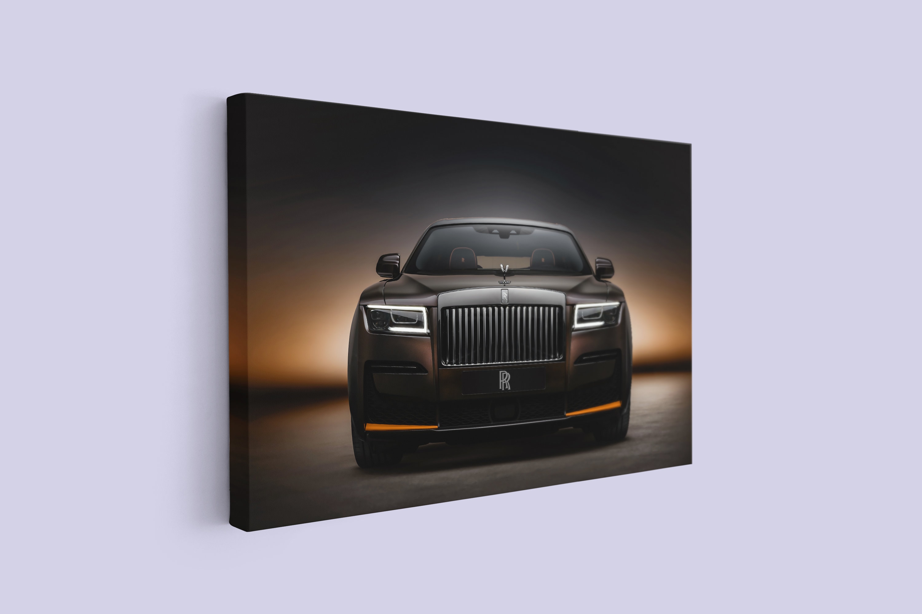 Rolls-royce Ghost Poster, Black Badge, Canvas or Paper Print, Wall Art ...