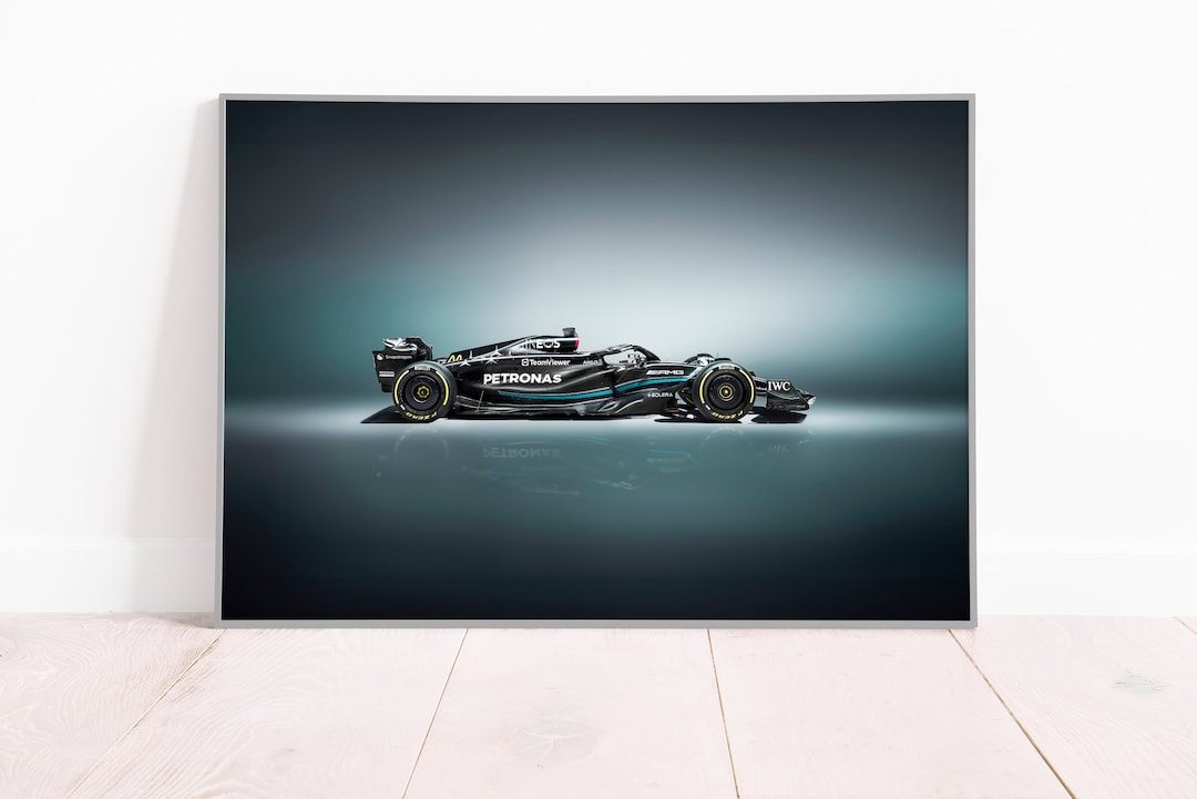 Lewis Hamilton Mercedes F1 Car Poster: Formula One Wall Art - Etsy