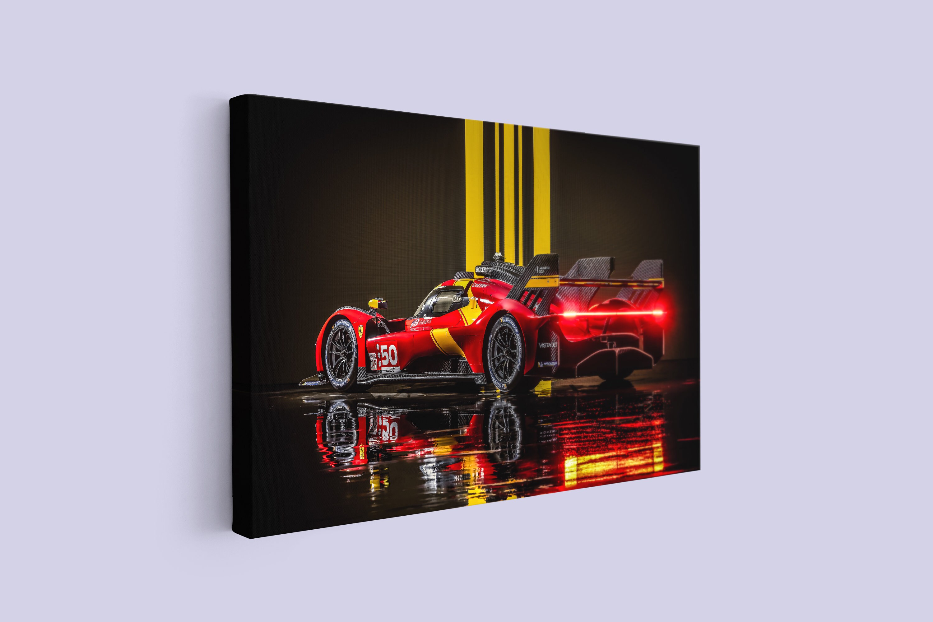 Ferrari 499P Le Mans Hypercar Poster or Canvas: Automotive Wall Art - Etsy