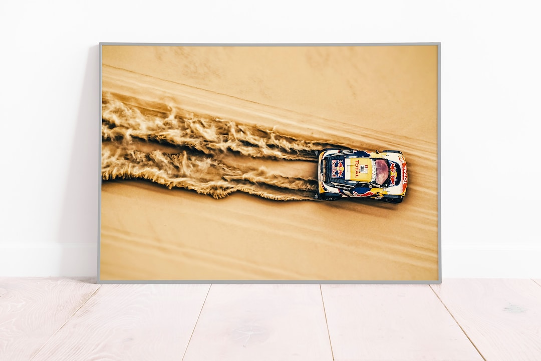 Peugeot 3008 Dakar Rally Canvas or Paper Poster Print - Etsy