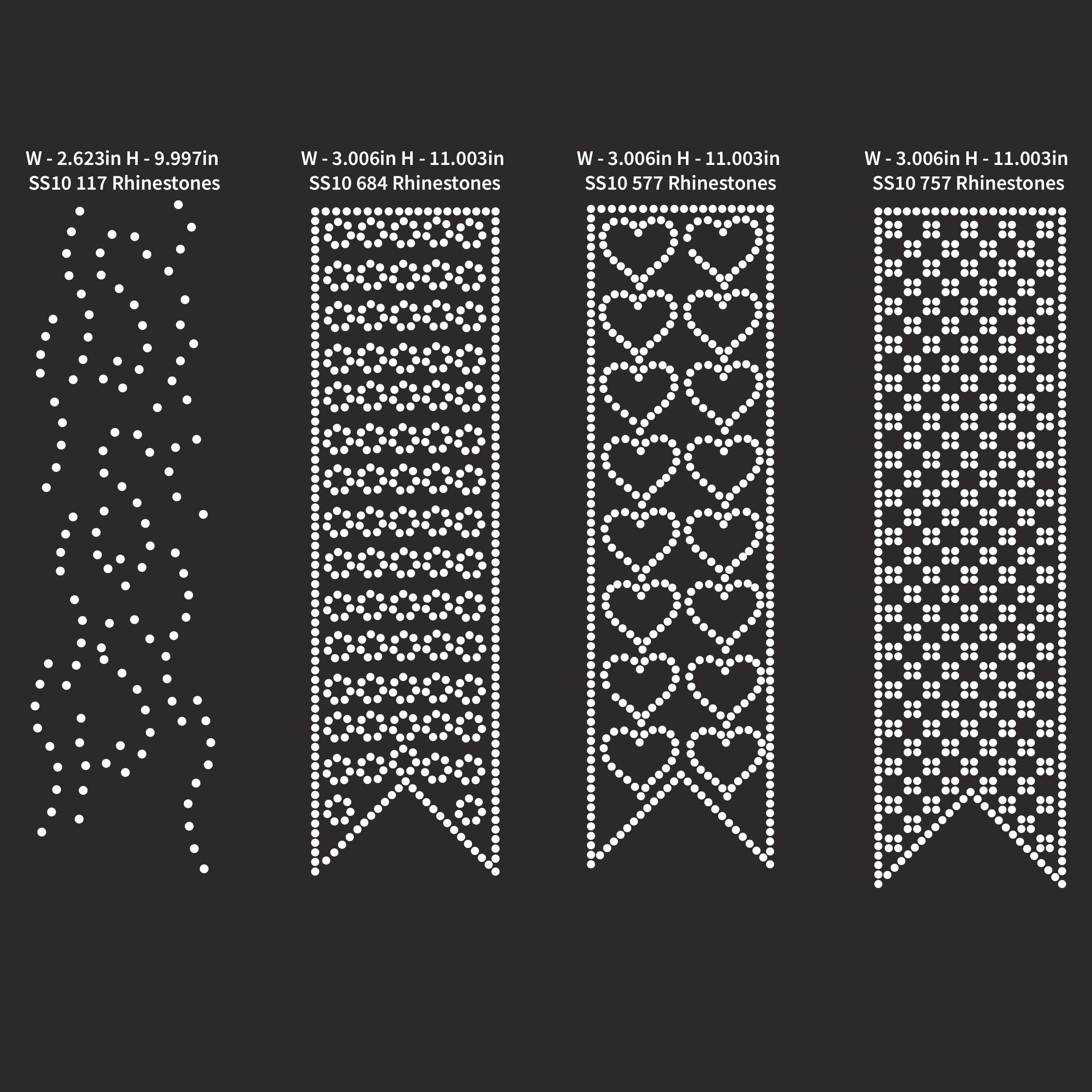 16 Cheer Bow Rhinestone Template Design, V Tail Rhinestone Templates ...