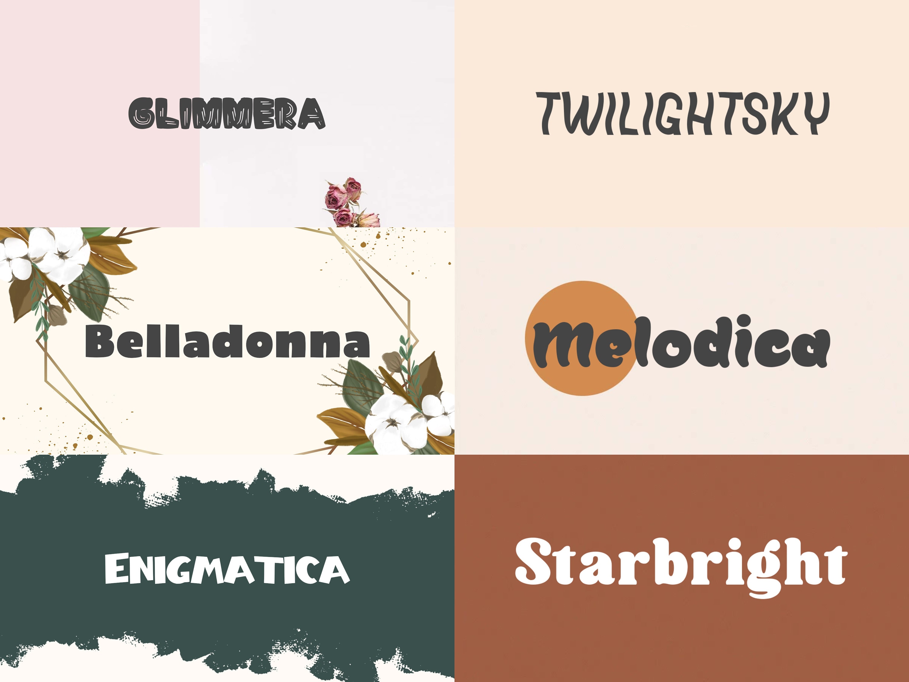 Chunky Fonts Bundle Collection - Bold Typeface, Thick Fonts ...