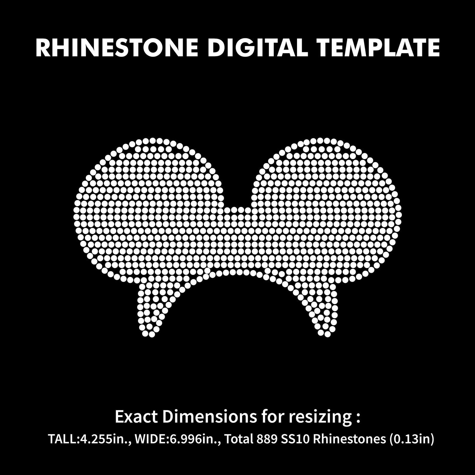 Rhinestone Mickey Mouse Cartoon Design, Rhinestone Templates Cricut ...