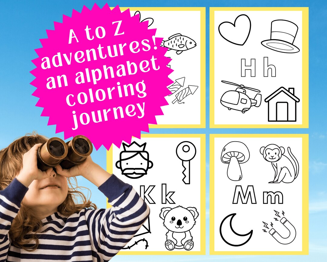 Alphabet coloring pages for kids alphabet coloring book printable ...