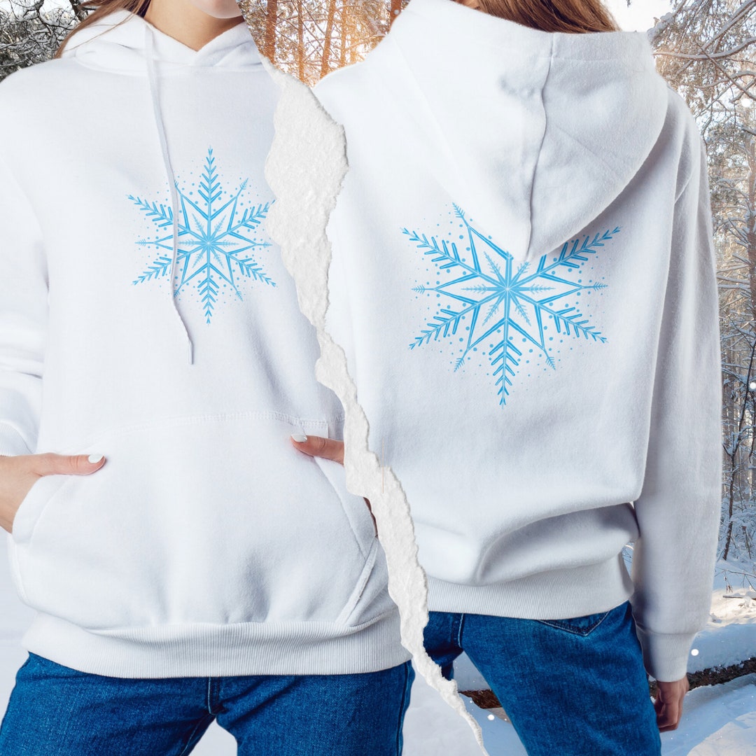Snowflake Hoodie, Winter Snowflake, Christmas Gift, Winter Gift Shirt ...