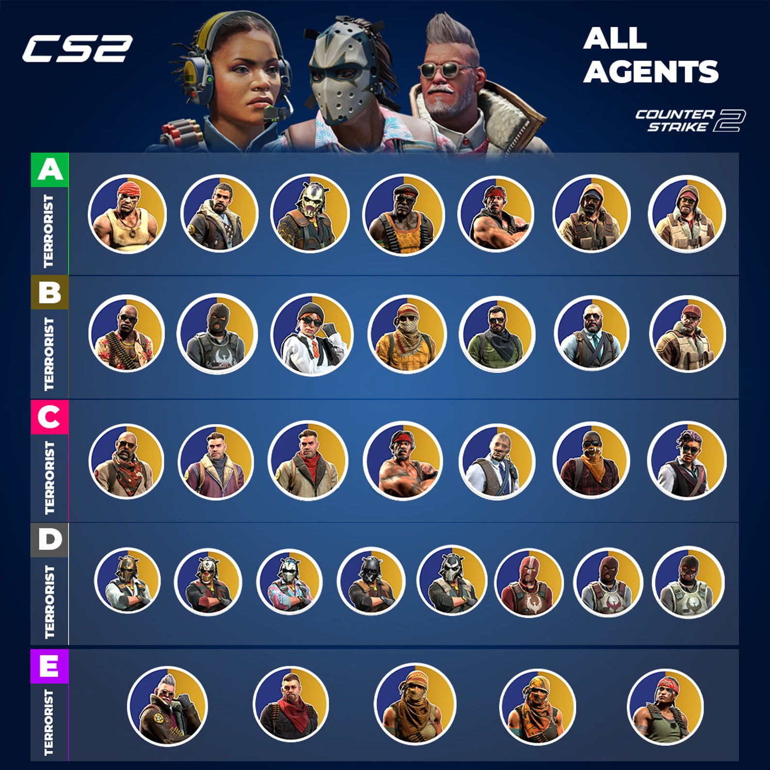 CS2 Agent Icon Png | CS:GO Agent Icon Png | Counter Strike 2 Agent Icon ...