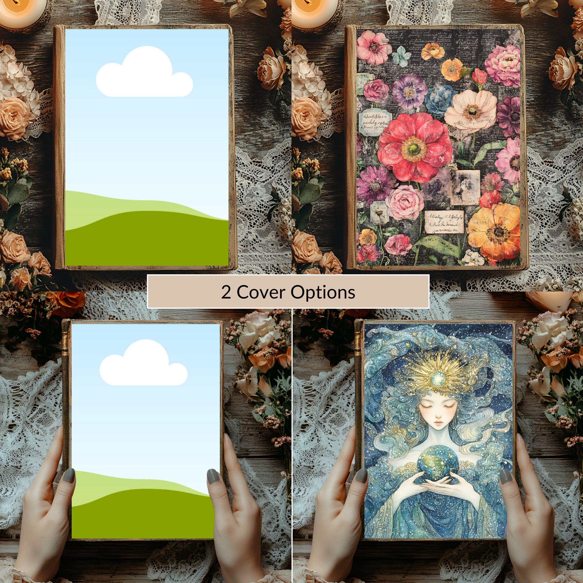 Vintage Journal Mockup: Cottagecore Canva Frames (digital Download) - Etsy