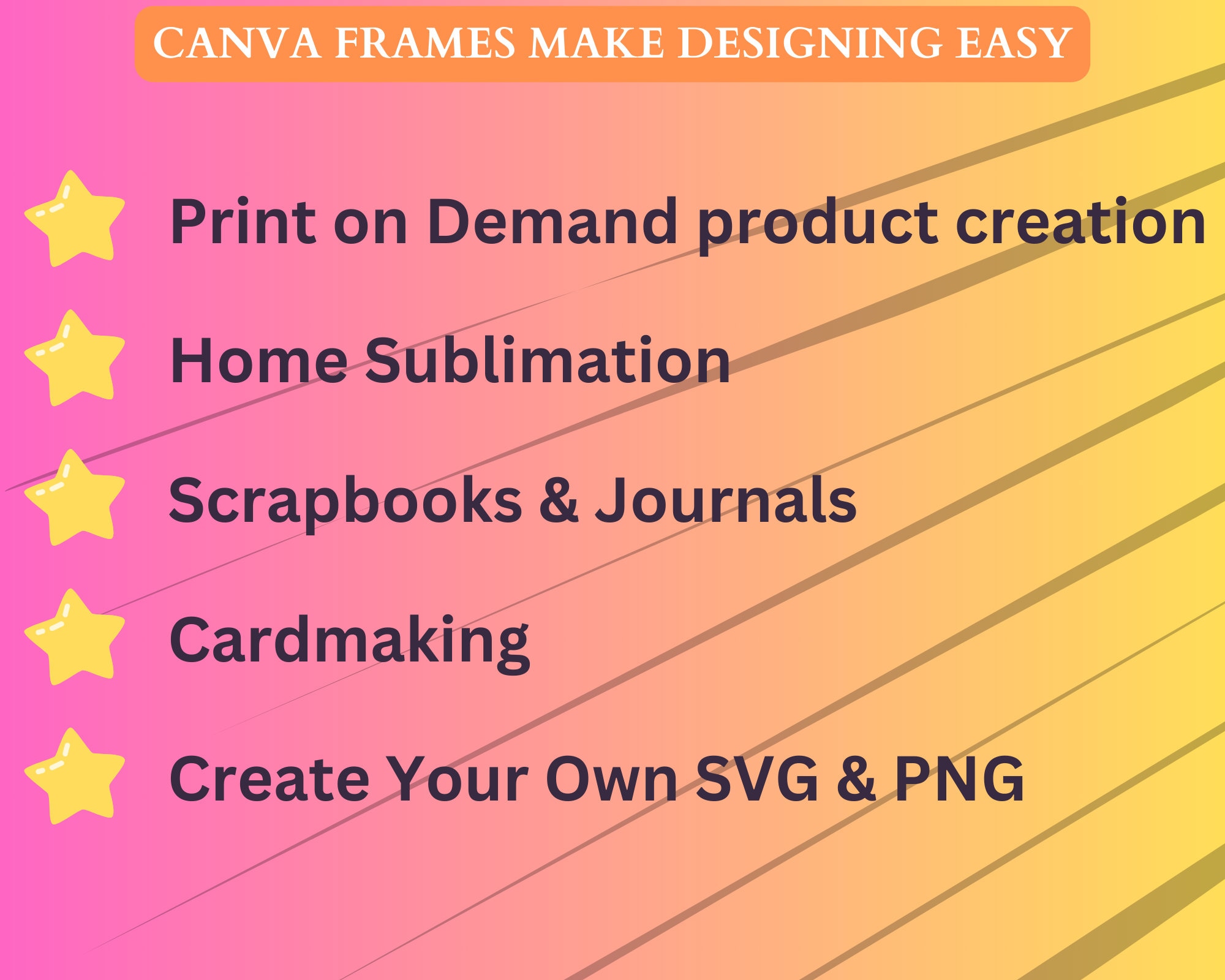 USA Map Plus Individual States Canva Frames. Fill Your Own Design in ...