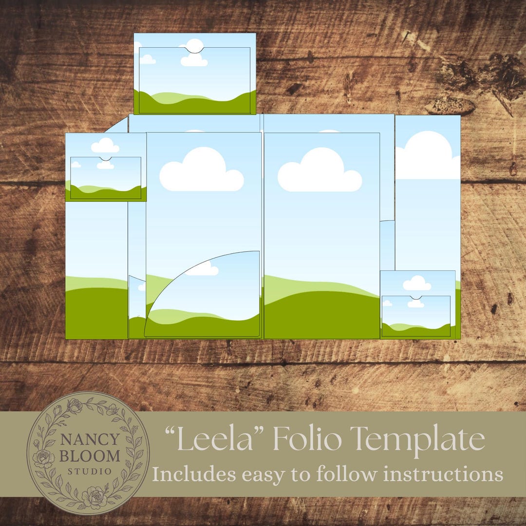 Folio Template. "leela" Folio. With Simple Numbered Assembly ...
