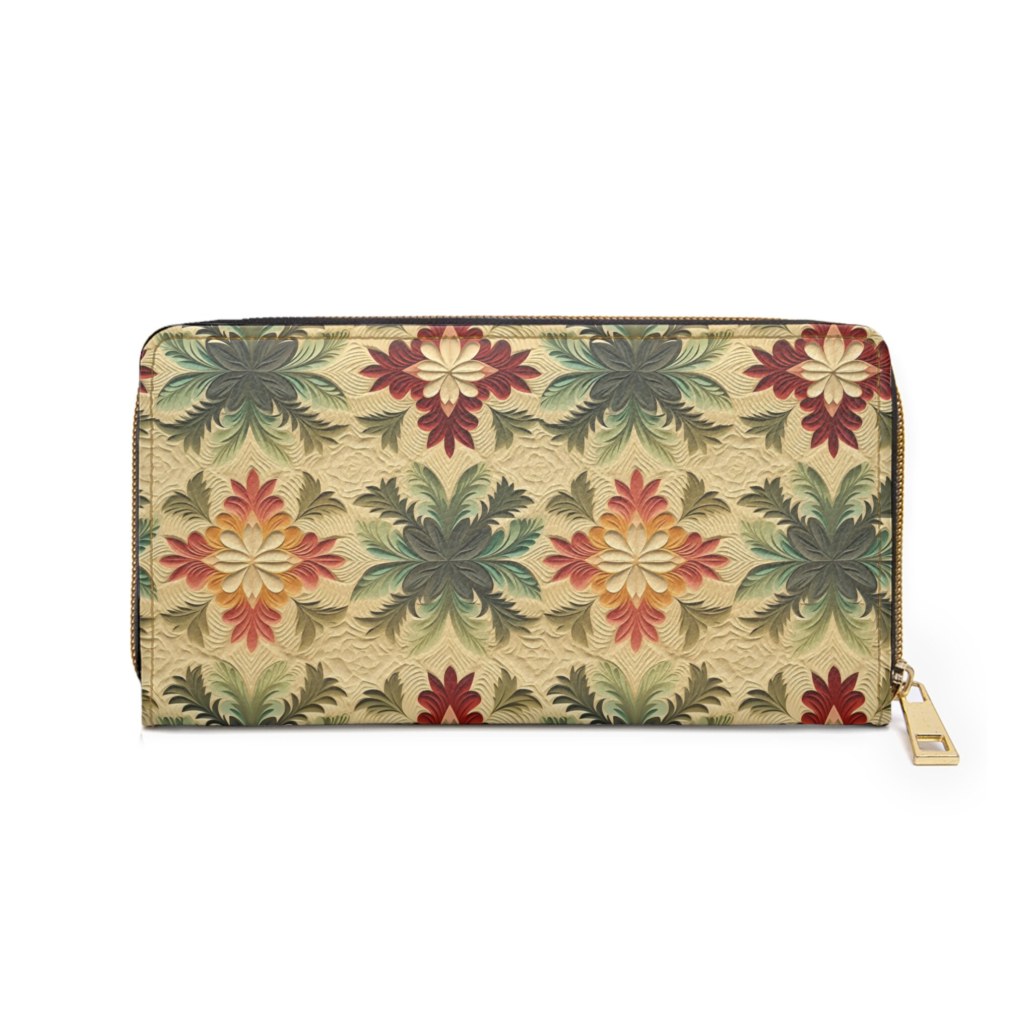 Vintage, Quilt, Pattern, Design, Zipper Wallet, Retro - Etsy