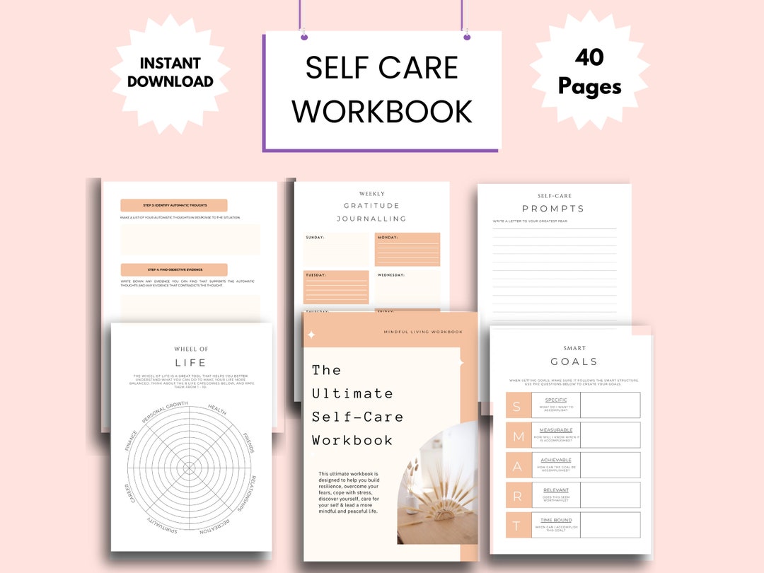 Self Esteem Workbooks, Self Esteem Worksheet, Self Esteem Workbook Pdf ...