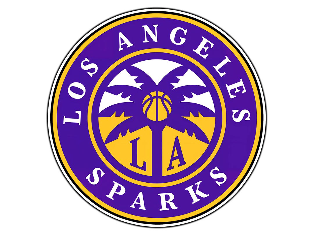 Los Angeles Sparks Emblem Logo Sticker Die-cut, Water Proof, Weather ...