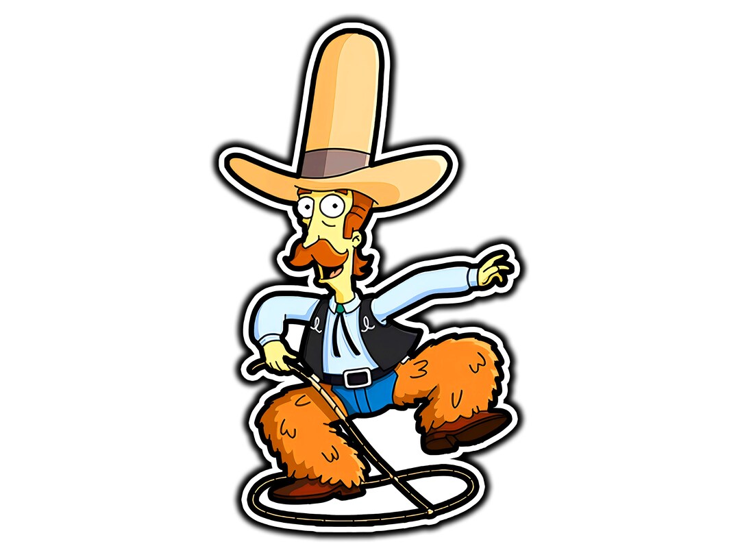 Wes Doobner Sideshow Bob Sticker Water Proof, Weather Proof, Vinyl ...