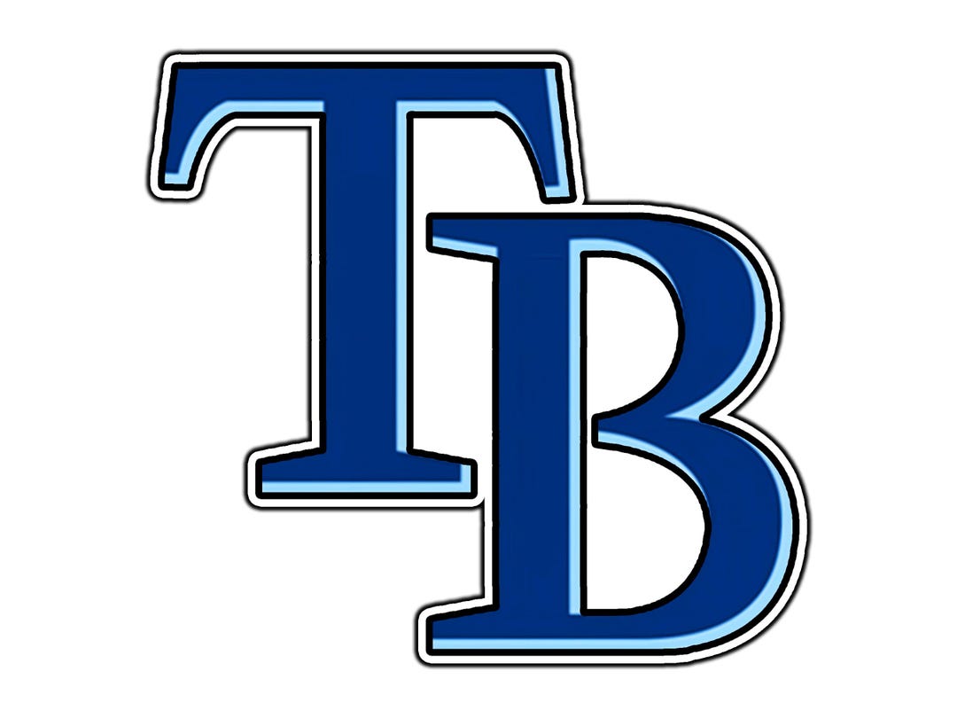 Tampa Bay Rays TB Logo Sticker Die-cut, Water Proof, Weather Proof ...