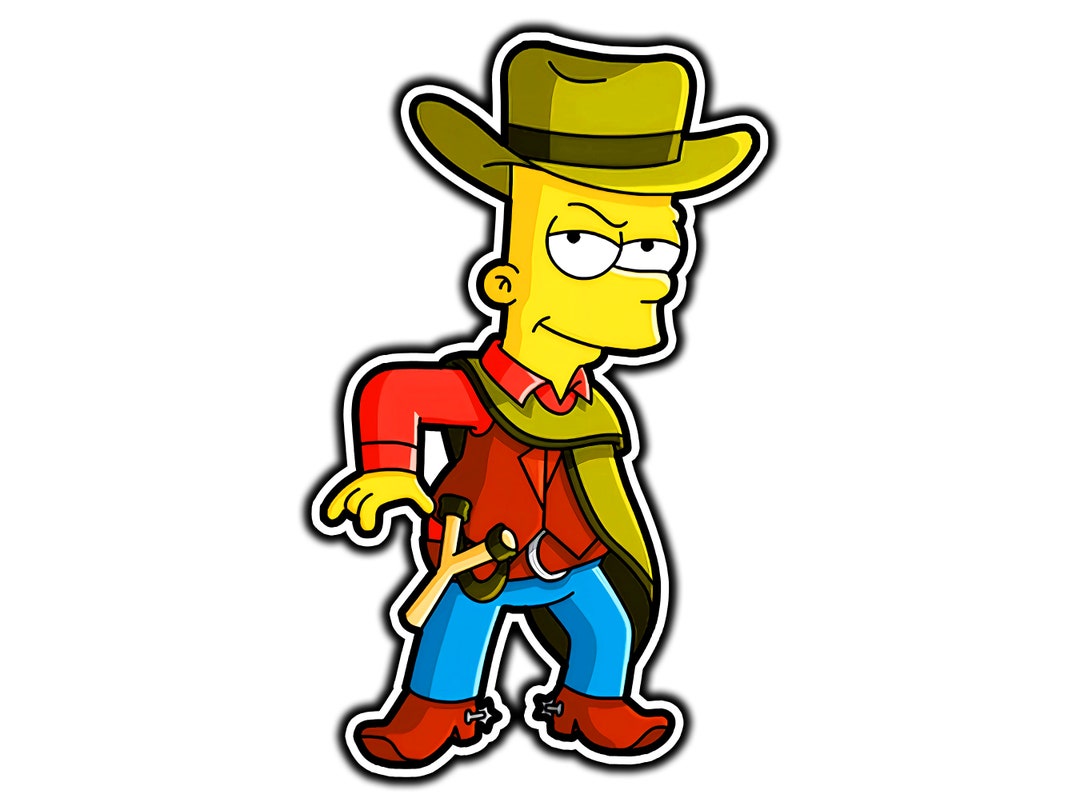 The Kid With No Name Bart Sticker Water Proof, Weather Proof, Vinyl ...