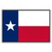 Texas State Flag Sticker Die-cut, Water Proof, Weather Proof, Vinyl ...