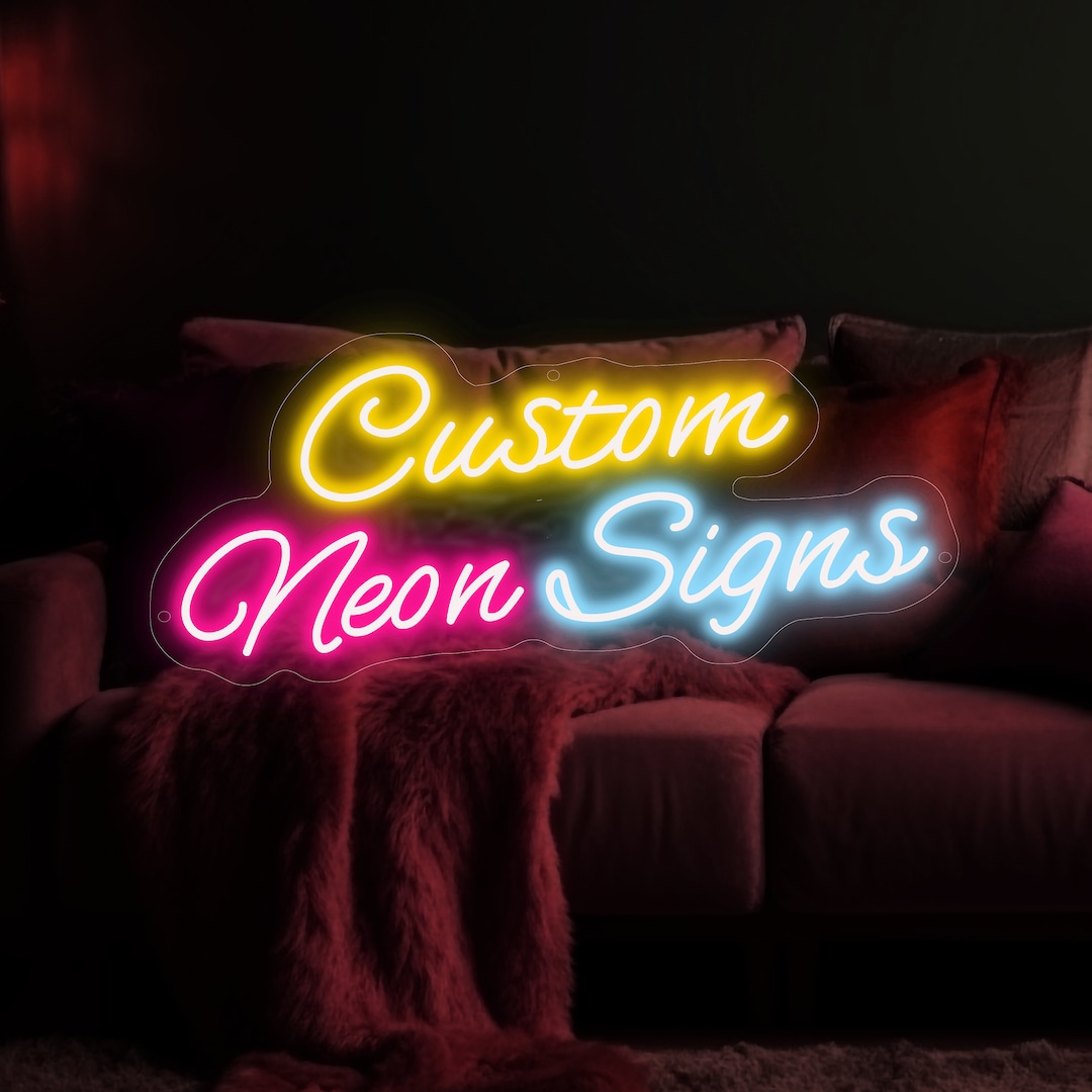Personalized Neon Sign Wall Decor Custom Neon Light - Etsy