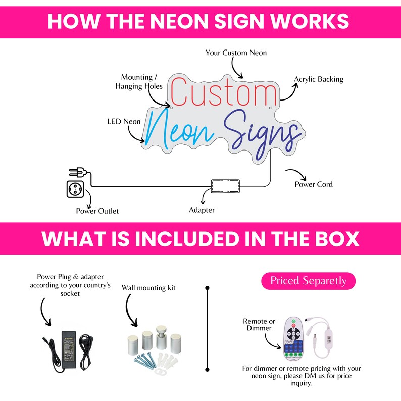 Personalized Neon Sign Wall Decor Custom Neon Light - Etsy