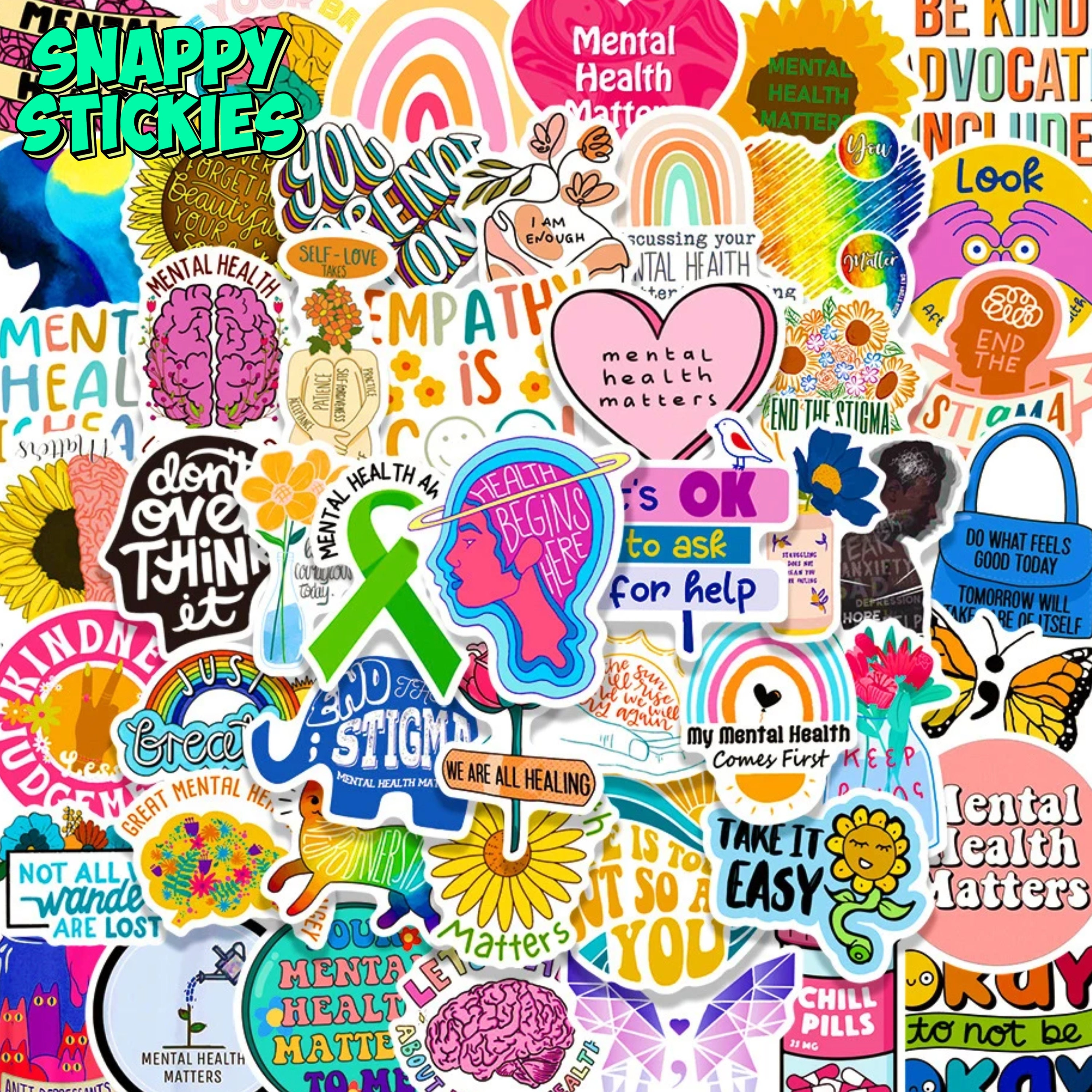 Mental Health Stickers Mental Health Matters Stickers Psycology ...