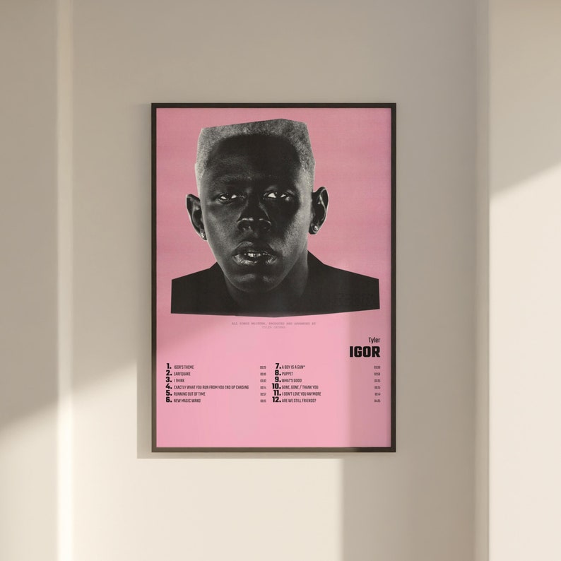 Tyler Igor Album Cover Poster Wall Art Tyler Igor - Etsy