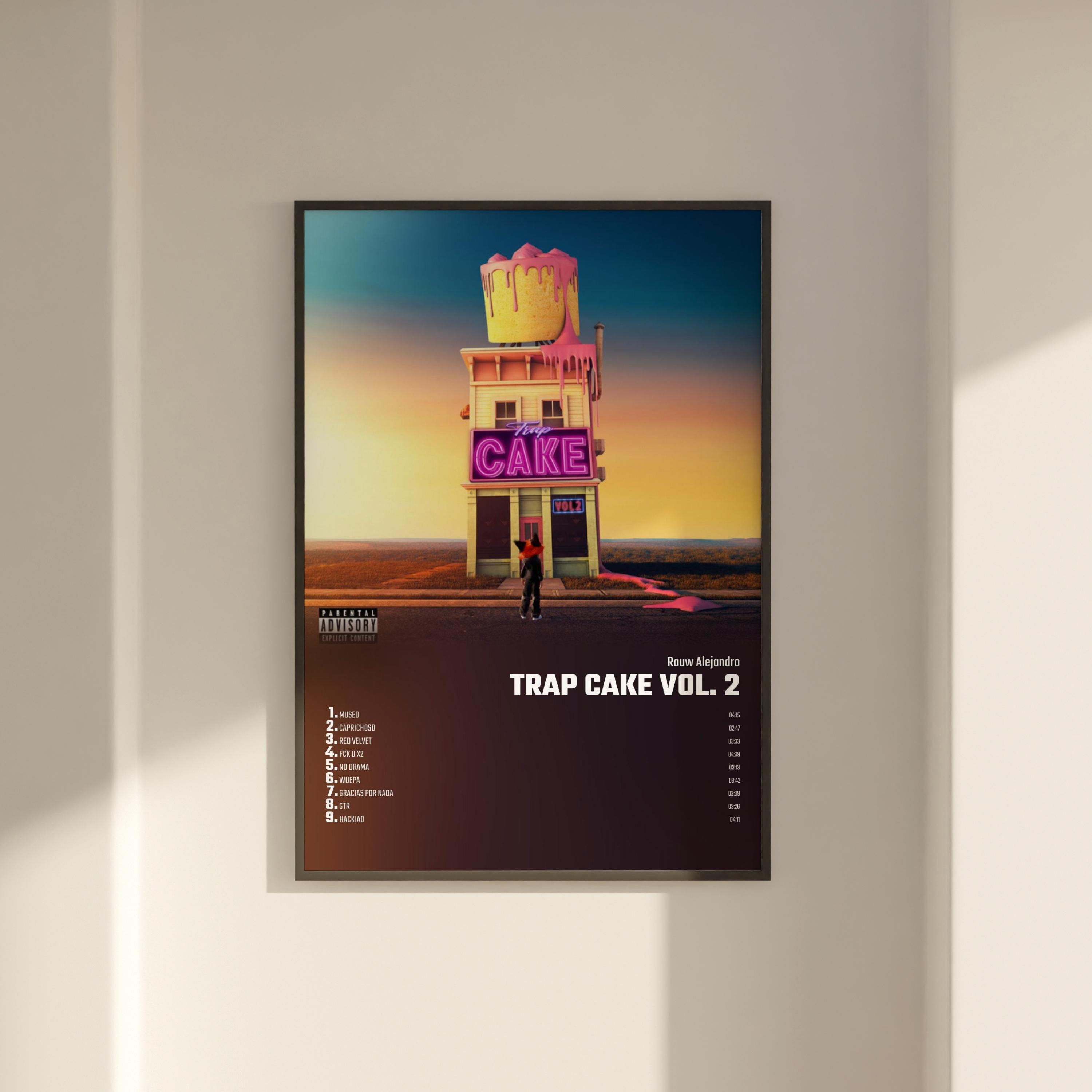 Rauw Alejandro Trap Cake Vol 2 Album Cover Poster vendido por Eudora ...
