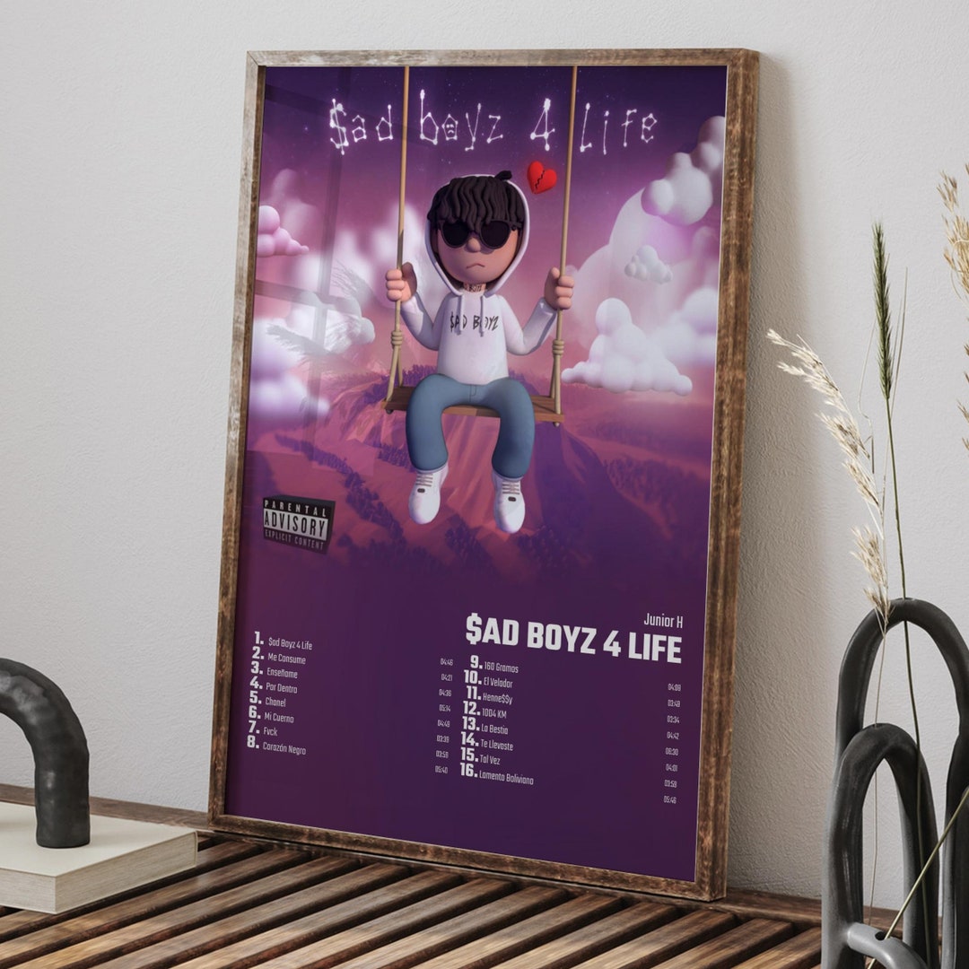 Junior H Sad Boyz 4 Life Album Cover Poster Music Home Decor - Etsy