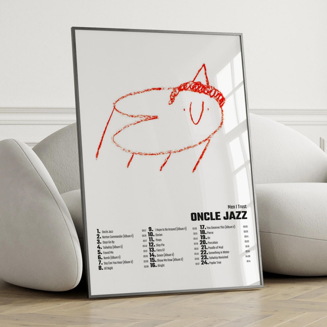 Men I Trust Oncle Jazz Album Cover Poster Wall Art Men I - Etsy