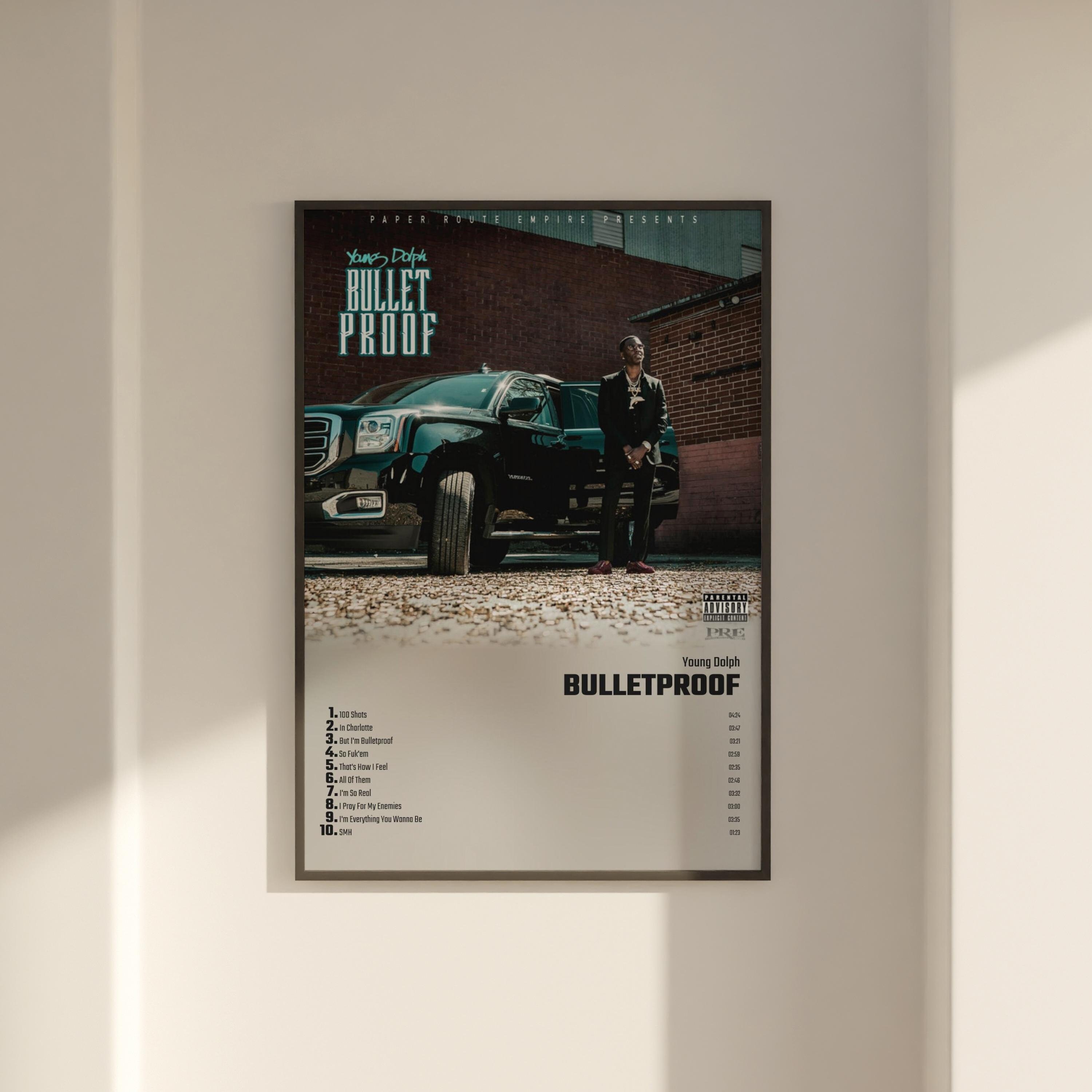 Young Dolph Bulletproof Album Cover Poster Wall Art Young - Etsy
