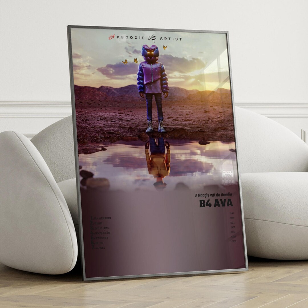 A Boogie Wit Da Hoodie B4 Ava Album Cover Poster Wall Art, A Boogie Wit ...