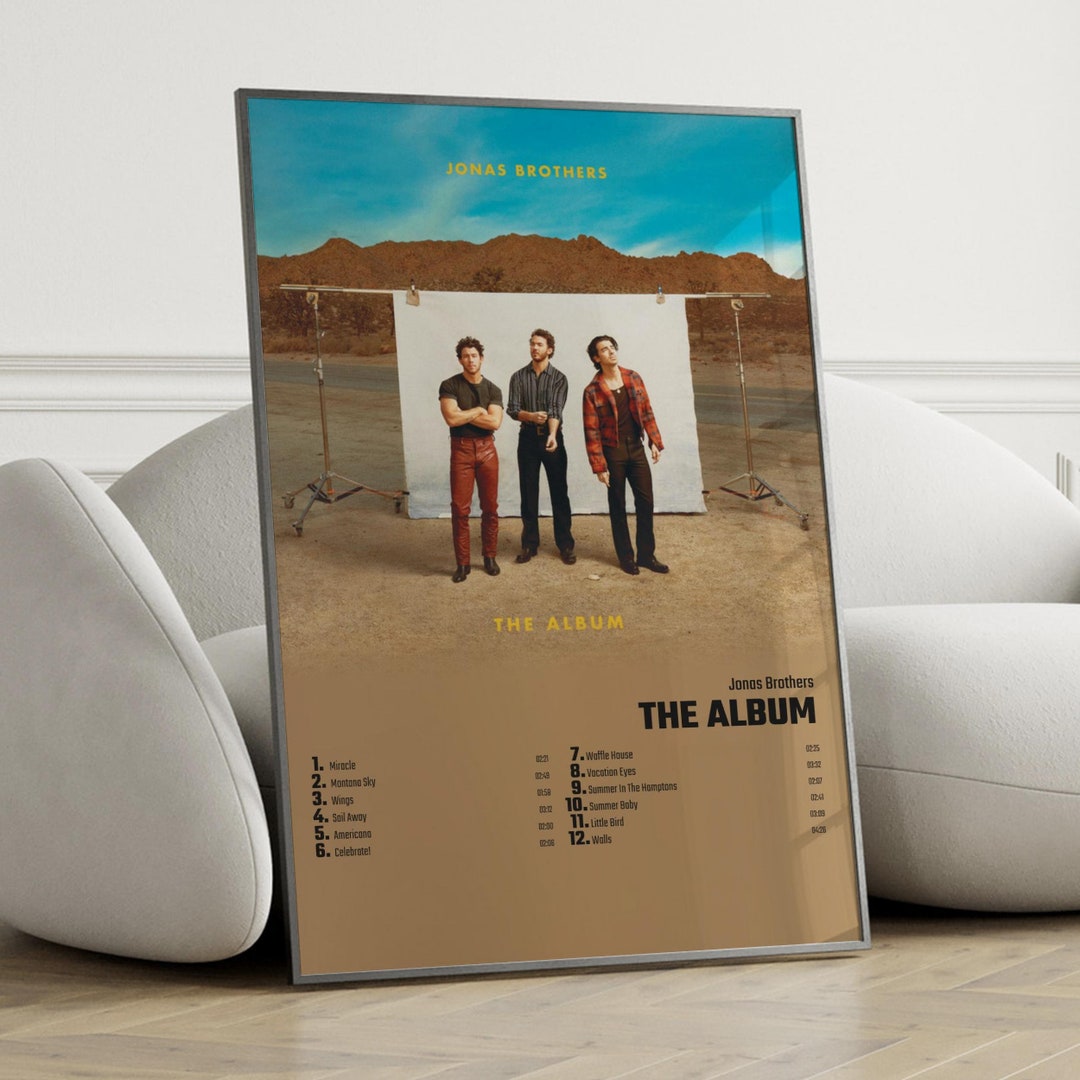 Jonas Brothers the Album Album Cover Poster Wall Art Jonas - Etsy