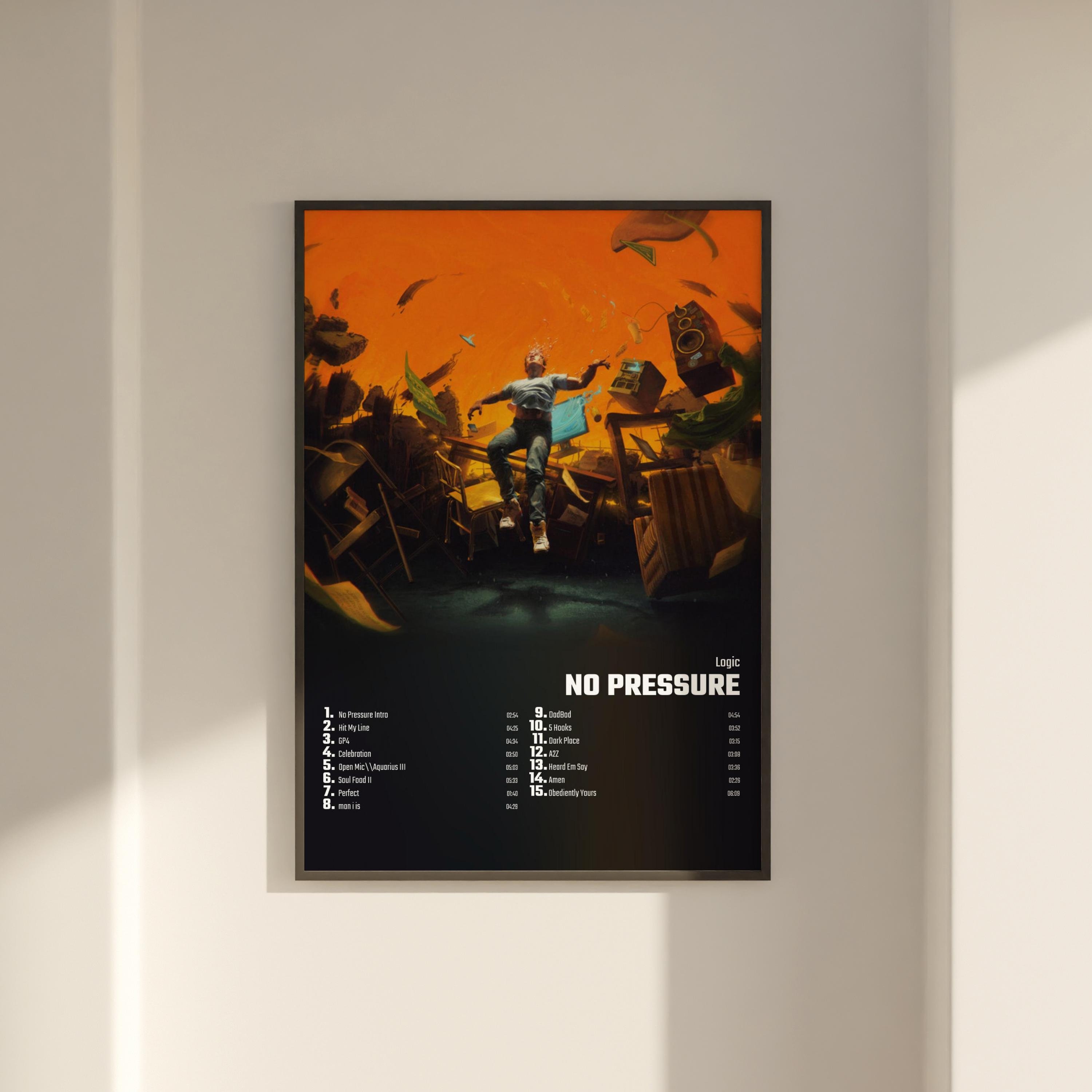 Logic No Pressure Album Cover Poster Wall Art Logic No - Etsy