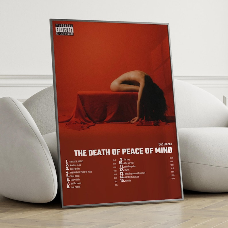 Bad Omens the Death of Peace of Mind Album Cover Poster Wall - Etsy ...