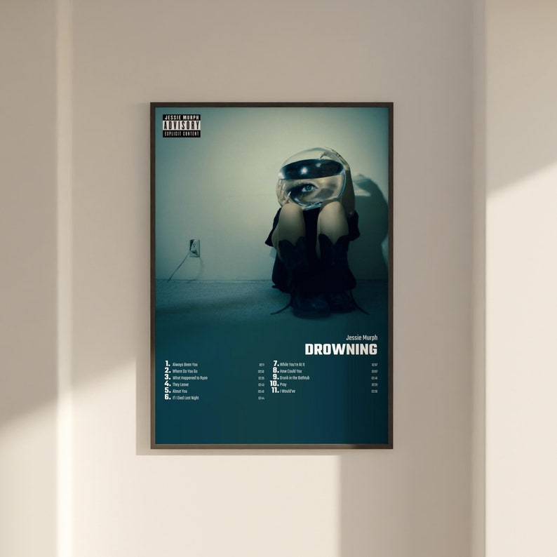 Jessie Murph Drowning Album Cover Poster Wall Art Jessie - Etsy