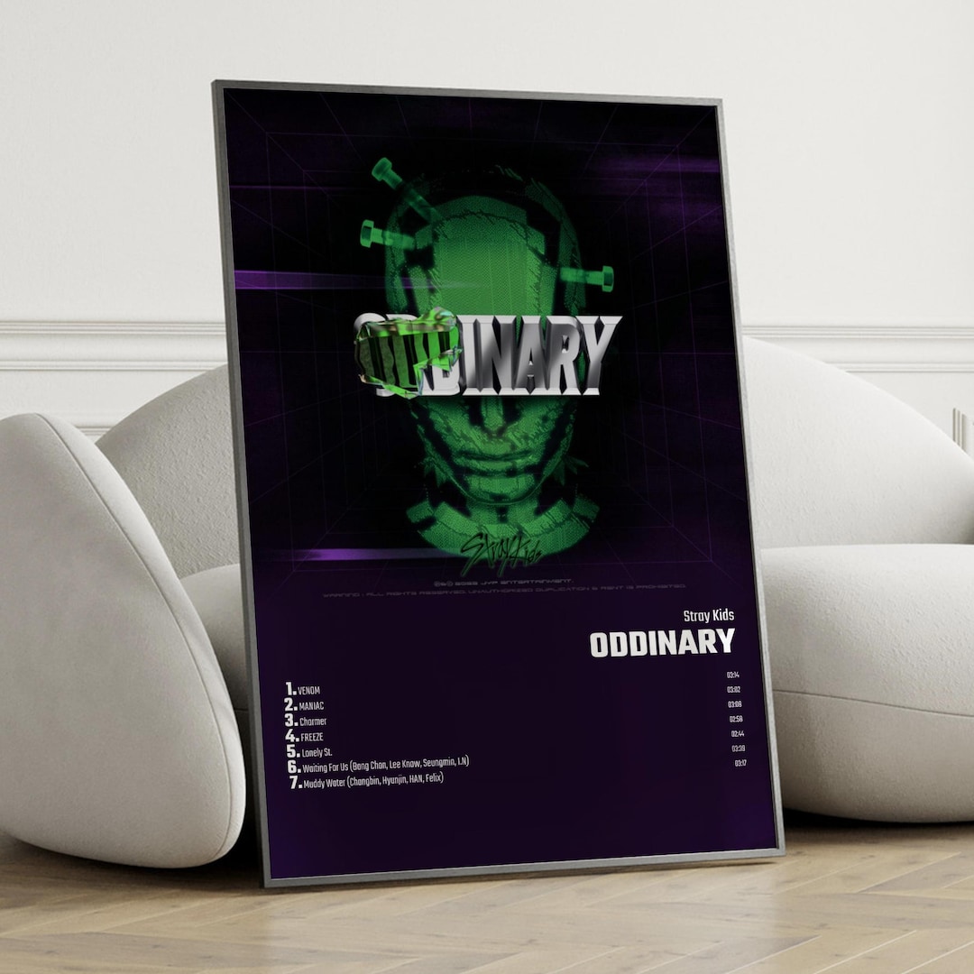 Stray Kids Oddinary Album Cover Poster Wall Art Stray Kids - Etsy